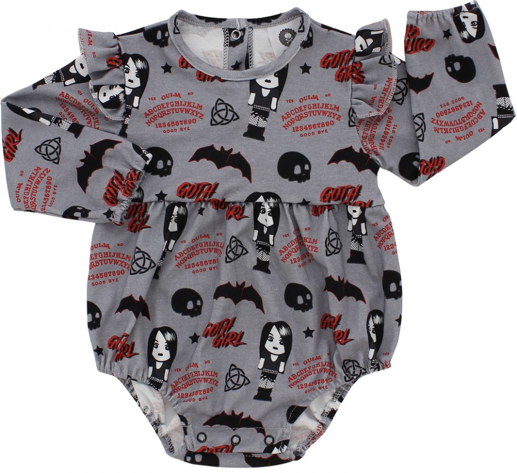 Metallimonsters Skull & Rose Raincoat at SugarSkulls Australia