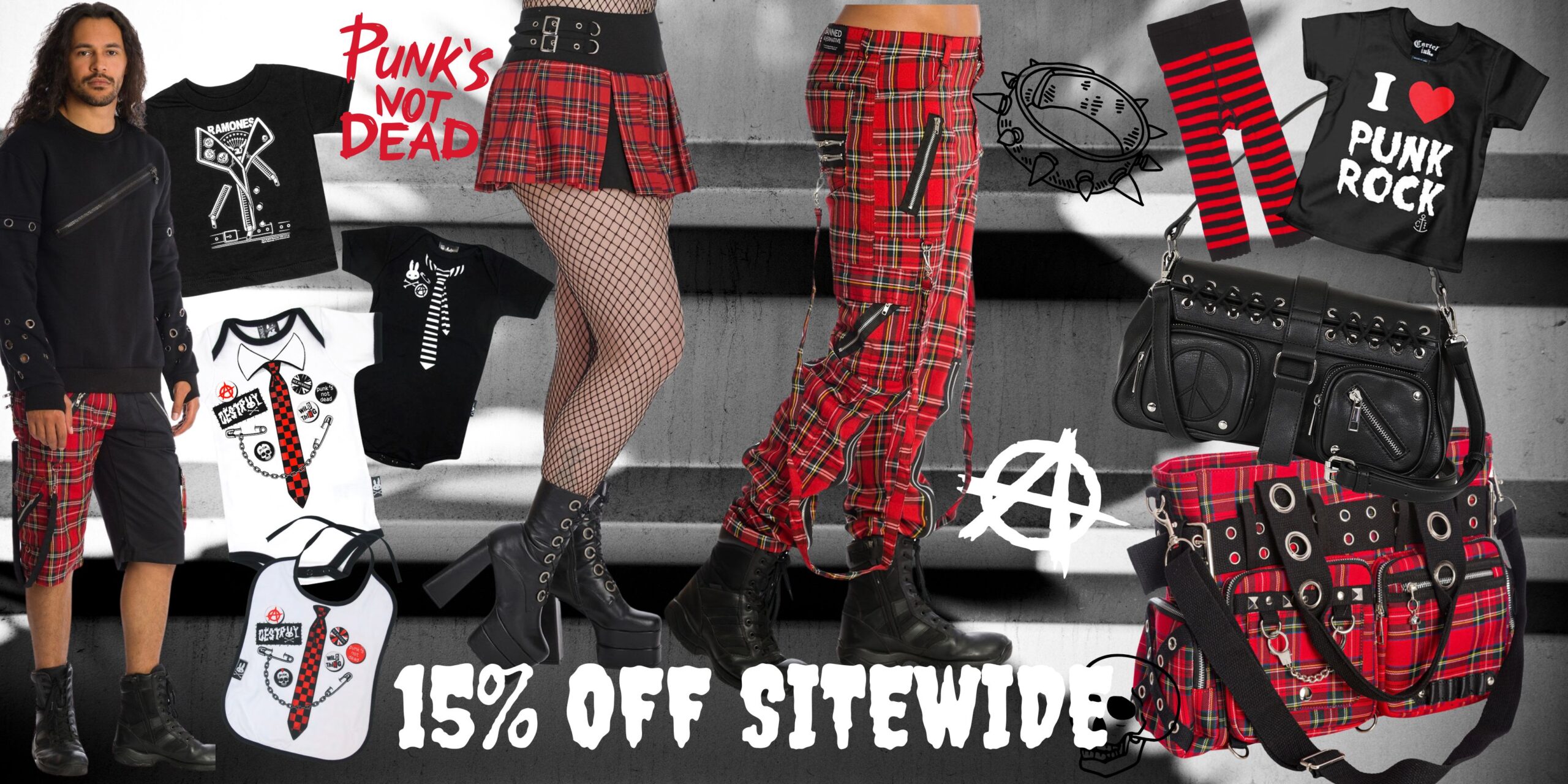 Punk Banner - SugarSkulls